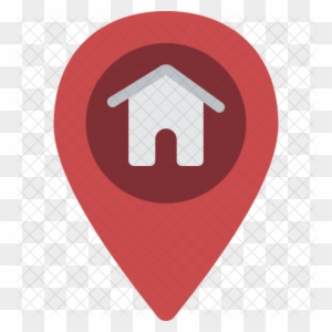 Location Map Pin Home Red - Home Location Icon Png - Free Transparent ...