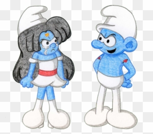 Smurfs Don't Cry By Kiss The Iconist - Cartoon - Free Transparent PNG ...