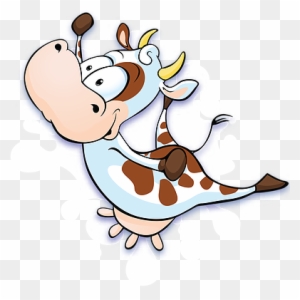 Vanilla Milky Moo Cow Jumping - Cow Jumping Transparent Png - Free ...