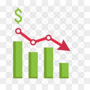 Graph Clipart Finance - Money Decrease Icon - Free Transparent PNG Clipart Images Download