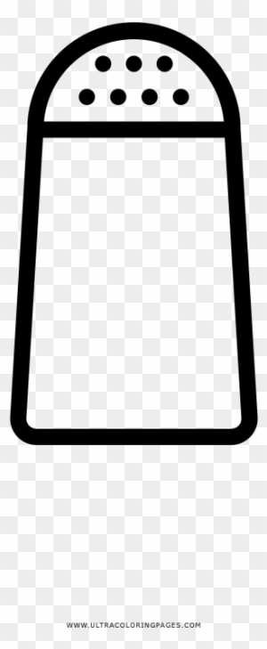 Pepper Shaker Coloring Page - Drawing - Free Transparent PNG Clipart ...