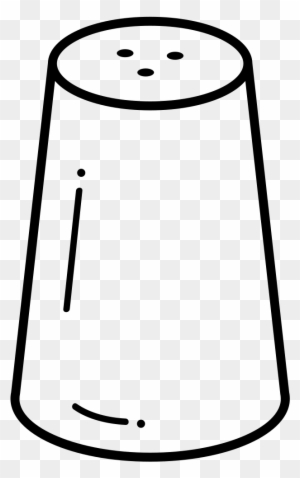 Salt Shaker Coloring Page - Salero Para Colorear - Free Transparent PNG ...