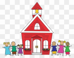 Red School House Clip Art, Transparent PNG Clipart Images Free Download ...