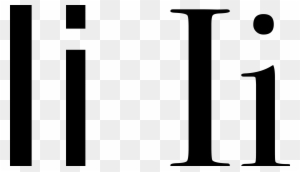 Letter Ii - Ii Alphabet - Free Transparent PNG Clipart Images Download