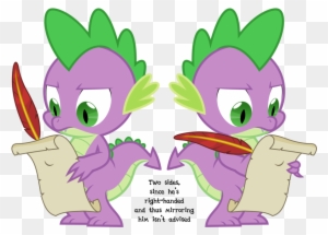 Spike 01 By Zutheskunk - Spike Mlp Scroll - Free Transparent PNG ...