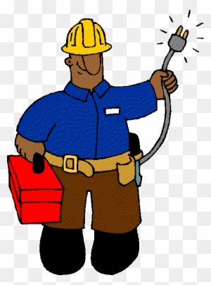 Electrical Safety Checks - Electrician Cartoon - Free Transparent PNG ...