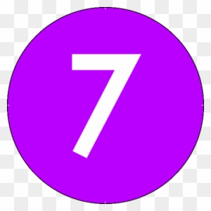 Click To See Printable Version Of Number 7 In Circle - Number 7 Flash ...