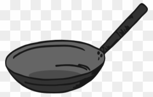 Frying Pan Clipart Wajan - Wok Cartoon - Free Transparent PNG Clipart ...