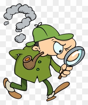 Sherlock Holmes Clipart Curiousity - Magnifying Glass Sherlock Holmes ...
