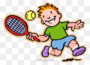 Children At Play, Kids, Playing Tennis Royalty Free - Hit Clipart ...