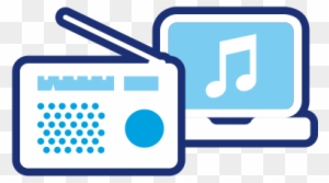 Hq Stream - Radio Icon - Free Transparent PNG Clipart Images Download