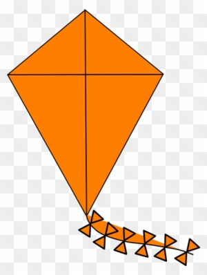 Orange Kite Clip Art At Clker - Triangle - Free Transparent PNG Clipart ...