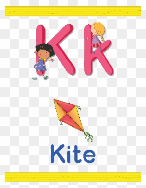 K For Kite - Learn Alphabet - Free Transparent PNG Clipart Images Download
