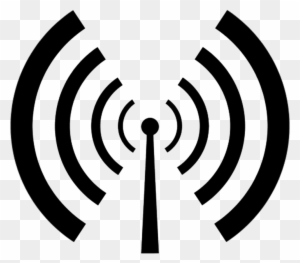 Radio Waves Icon - Radio Frequency Symbol - Free Transparent PNG ...