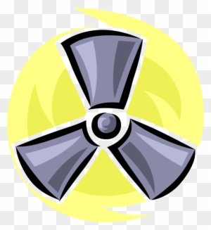 Vector Illustration Of Nuclear Fallout Radioactive - Radiation Drawing ...