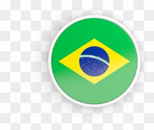 Brazil Icon - Brazil Round Flag Png - Free Transparent PNG Clipart ...