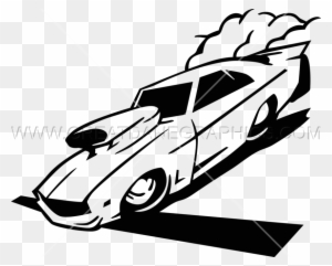 Drag Racing Engines Clip Art