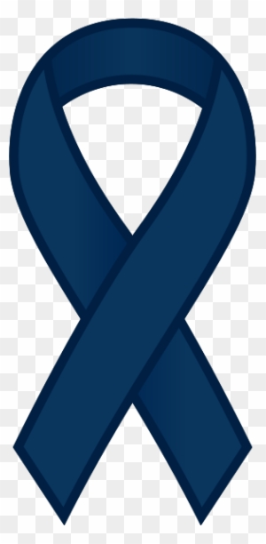 Ribbon Sticker Icon Dark Blue - Dark Blue Ribbon - Full Size PNG ...