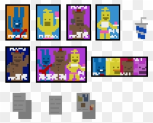 Fnaf 2 Poster Sprites - Graphic Design - Free Transparent PNG Clipart ...