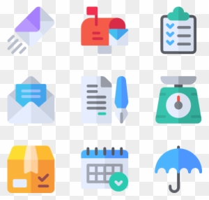Post Office 40 Icons - Post Office - Free Transparent PNG Clipart ...