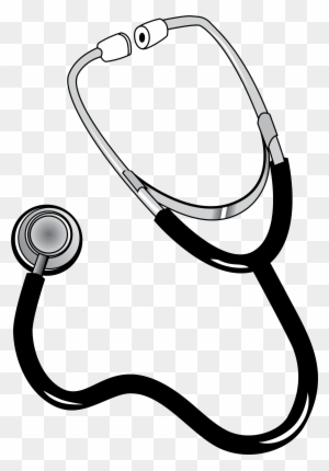 Stethoscope Coloring - Stethoscope Coloring Page - Free Transparent PNG ...