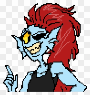 Undyne Traced - Illustration - Free Transparent PNG Clipart Images Download