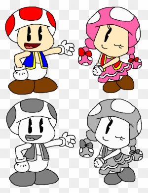 3 Toadette Clip Art - Toad And Toadette Fat - Free Transparent PNG ...