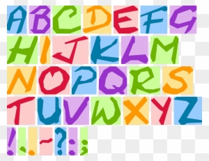 Crooked Alphabet - Library - Free Transparent PNG Clipart Images Download