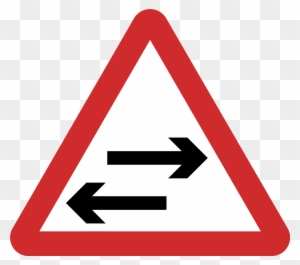Open - Two Lane Traffic Sign - Free Transparent PNG Clipart Images Download