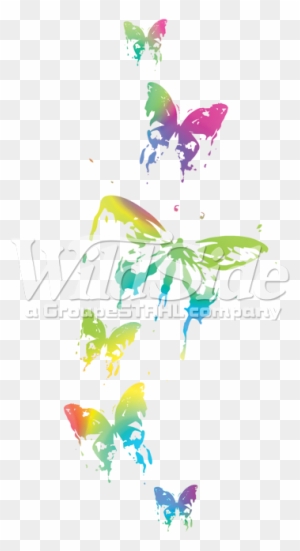 Neon Butterflies - Illustration - Free Transparent PNG Clipart Images ...