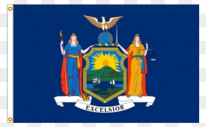 New York State Flag - Flag Of New York - Free Transparent PNG Clipart ...