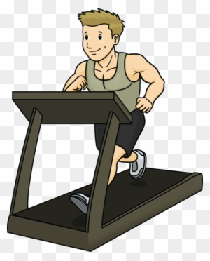 Exercising Treadmill Cliparts - Fitness Cartoon - Free Transparent PNG ...