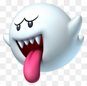 Boo Face - - Super Mario Ghost Face - Free Transparent PNG Clipart ...