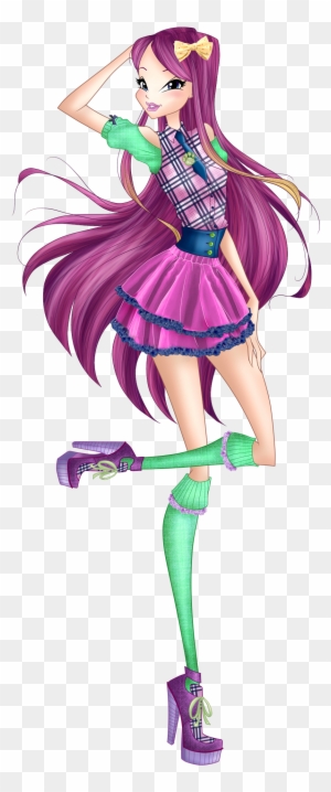 Roxy Preppy Style Couture By Himomangaartist - Winx Club School Aisha ...