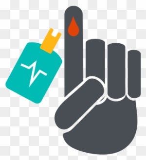 Diabetes Finger Prick Illustration - Diabetes Finger Logo - Free ...