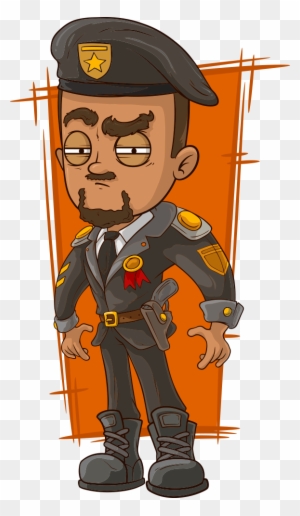 Cartoon General Of The Army Army General - General Dessin - Free ...