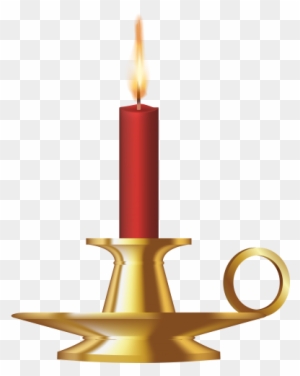Golden Candlestick Png Clip Art - Candle Stick Clipart Png - Free ...