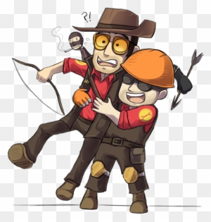 Angry Black Sniper By Silsol - Tf2 Sniper The Anger - Free Transparent ...