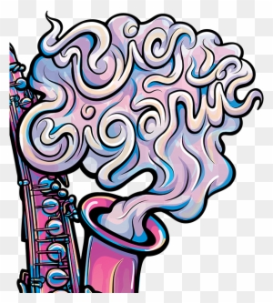 "big Gigantic Saxophone"- Sticker Design - "big Gigantic Saxophone ...