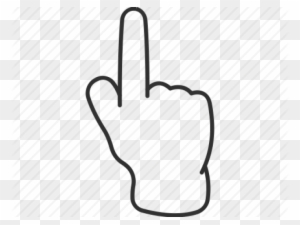 Pointing Finger Pictures - Line Art - Free Transparent PNG Clipart ...