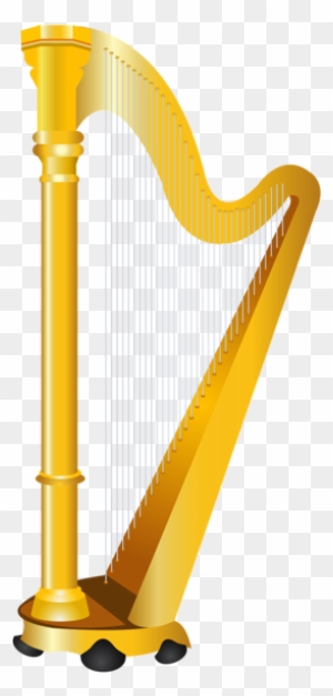 Harp Clipart Davids - Golden Harp Clipart - Free Transparent PNG ...