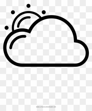 Cloud Coloring Page - Full Size PNG Clipart Images Download