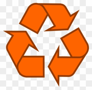 Recycling Symbol Icon Outline Dark Blue - Recycle Png - Free ...