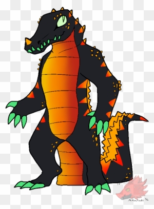 Fire Croc Ref - Drawing - Free Transparent PNG Clipart Images Download