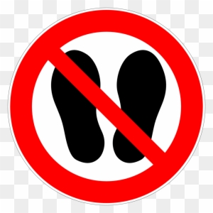 Do Not Walk On Sign - Free Transparent PNG Clipart Images Download