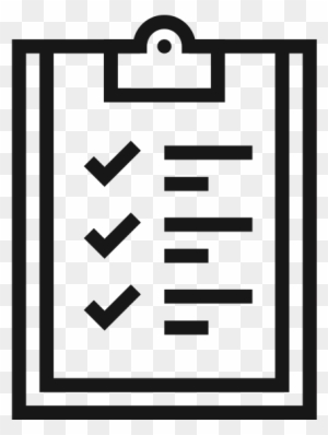 Notes On A Clipboard - Checklist Logo - Free Transparent PNG Clipart ...