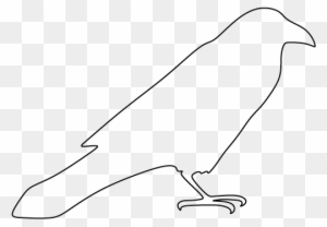 Primitive Crow Clipart Download - Raven Template - Free Transparent PNG ...