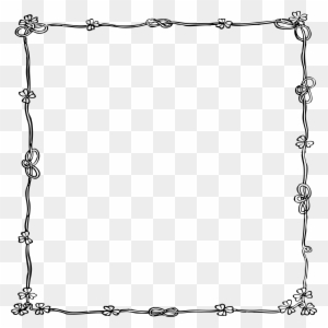 Monogram Svg Frame - Border Clip Art - Free Transparent PNG Clipart ...