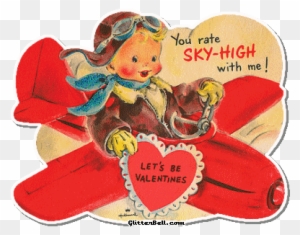 Happy Valentine's Day Friends - Airplane Valentine Cards - Free ...