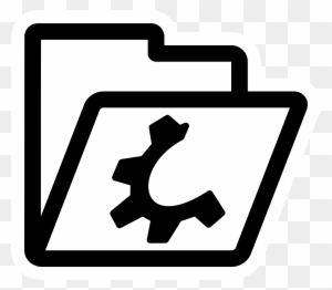 Folder Crystal - Open Primary Symbol - Free Transparent PNG Clipart ...